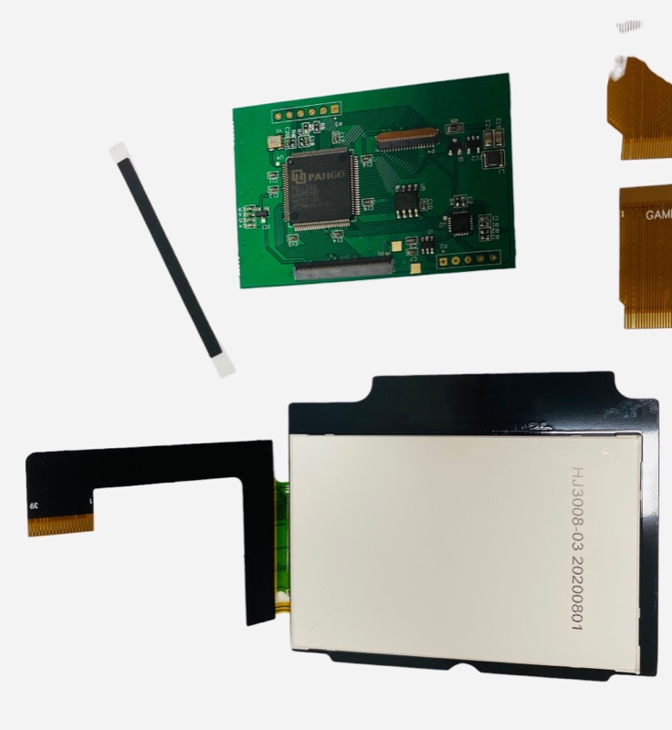 Gameboy Advance SP IPS Screen Backlight Kit V4