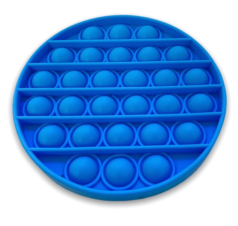 Circle Pop It Popping Fidget Toy Light Blue - Pop Fidget Toys - Popping ...