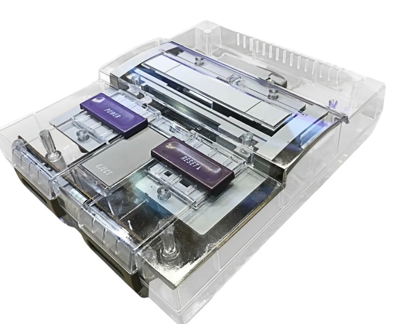Super Nintendo Replacement Shell - Clear SNES Shell